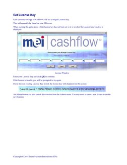 CashFlow STS User Manual | PDF | Login | Usb Flash Drive
