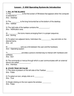 Class 3 Computer Science Q&A Guide | PDF | Graphical User Interfaces ...