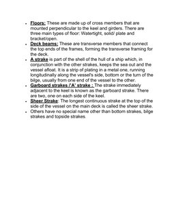 Understanding Ship Bulkheads and Framing | PDF | Hull (Watercraft ...
