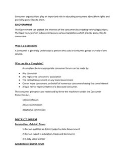 Consumer Protection Overview for Class 12 | PDF