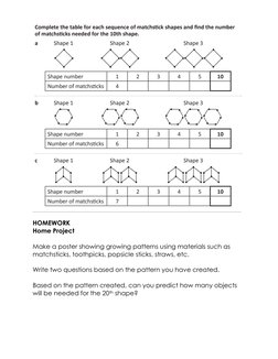 Grade 5 Maths Patterns Worksheets | PDF | Multiplication | Prime Number
