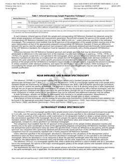 USP Chapter 197: IR Spectroscopy Tests | PDF | Spectroscopy | Infrared ...
