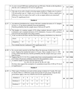 BCS301 3rd Sem Maths Model Paper II | PDF