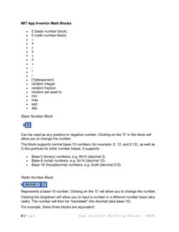 MIT App Inventor Control Blocks Overview | PDF | Computers