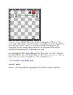 36 Checkmate Patterns That All Chess Players Should Know | PDF ...