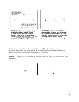 Electric Field Hockey Simulation Guide | PDF | Electric Field ...