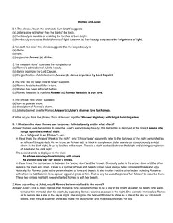 Contrasting Imagery in Romeo and Juliet | PDF | Romeo And Juliet ...