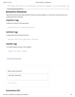 HTML Cheatsheet - CodeWithHarry | PDF | Html | Hyperlink