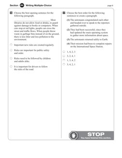 Grade 6 EQAO Language Practice Test | PDF | Maple Syrup