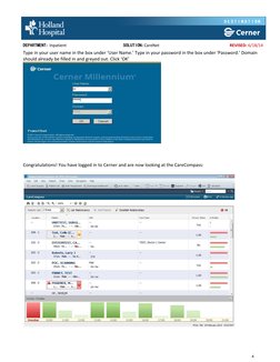 Cerner Training Manual for Inpatient RNs | PDF | Login | Patient