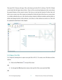 NX 12 User Guide: Getting Started | PDF | Icon (Computing) | Window ...