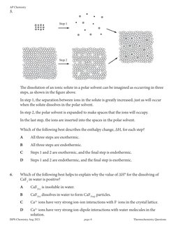AP Chemistry Unit 6: Thermochemistry Review | PDF | Heat | Properties ...