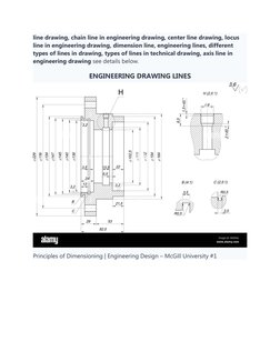 Types of Lines in Engineering Drawing | PDF | Technical Drawing | Drawing