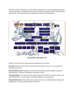 Philippine Carabao Center at CLSU Overview | PDF