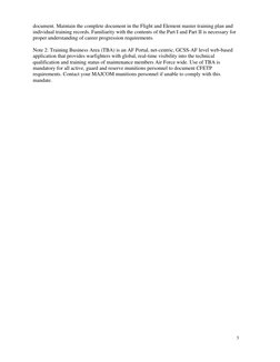 CFETP for Munitions Systems AFSC 2W0X1 | PDF | Ammunition | Science