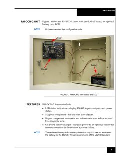 RM-DCM-2 Quick Start Installation Guide - World Class Security ...