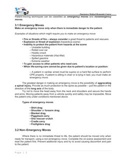 Patient Lifting and Moving Techniques | PDF | Emergency | Emergency ...