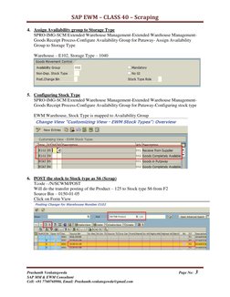 SAP EWM Scrapping Process Guide | PDF | Computing | Logistics