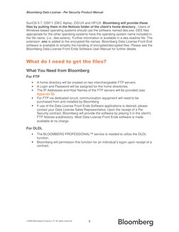 Bloomberg Per Security Manual | PDF | Bloomberg L.P. | File Transfer ...