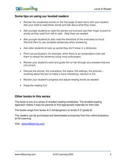 Kindergarten Reading Workbook Level A | PDF | Sentence (Linguistics ...