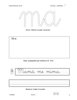 Actividades con sílabas ma me mi mo mu | PDF