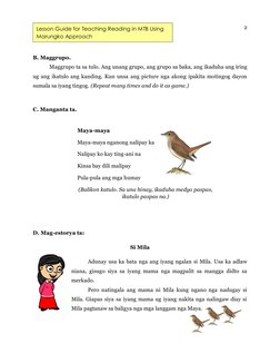 Marungko Approach: Letter Sequence Guide | PDF | Phoneme | Reading ...