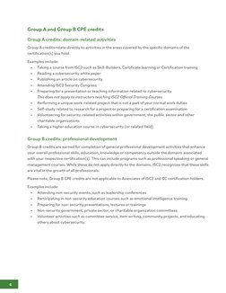 ISC2 Certification Maintenance Handbook 2025 | PDF | Certification