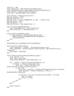 Roblox Aimbot FOV Script Guide | PDF