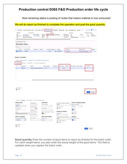 D365 Production Order Life Cycle Overview | PDF | Inventory | Life ...