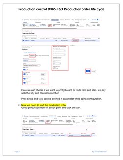 D365 Production Order Life Cycle Overview | PDF | Inventory | Life ...