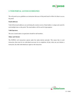 M-PESA Business Portal User Manual | PDF | Login | Computing