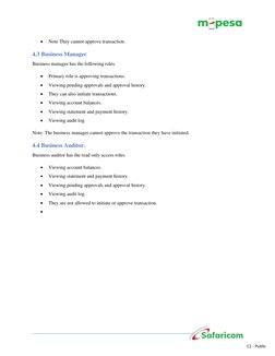 M-PESA Business Portal User Manual | PDF | Login | Computing