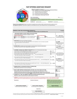 Fast Offering Assistance Request Form | PDF | The Church Of Jesus ...