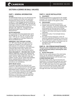 Grove B4B B4C B5 IOM Manual | PDF | Valve | Mechanical Engineering