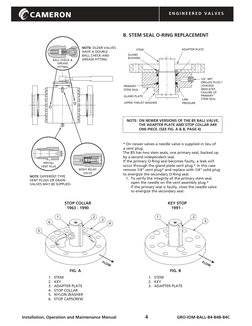 Grove B4B B4C B5 IOM Manual | PDF | Valve | Mechanical Engineering