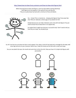 Creative Stick Figure Drawing Guide | PDF | Figure Drawing
