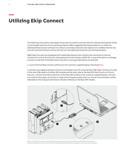 Testing Abb Circuit Breakers With Ekip Pdf Computer Engineering