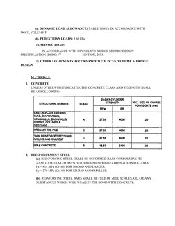 DPWH Bridge Design Specifications | PDF | Concrete | Materials