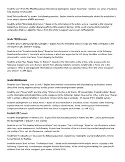 ECR Prompts for Grades 3-8 | PDF