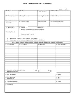 AS9102 Rev C FAI Forms Overview | PDF | Specification (Technical ...