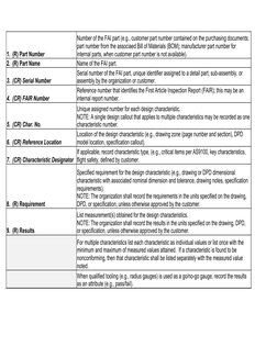 AS9102 Rev C FAI Forms Overview | PDF | Specification (Technical ...