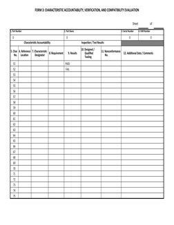 AS9102 Rev C FAI Forms Overview | PDF | Specification (Technical ...