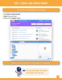 Flying Space Cat Game Tutorial | PDF | Scratch (Programming Language ...