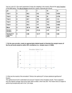 Lactase Enzyme Activity Analysis | PDF | Enzyme | Catalysis