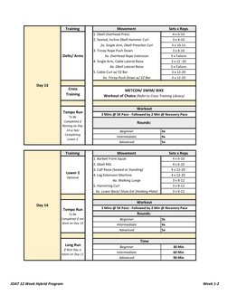 12-Week Hybrid Training Program | PDF | Weight Training | Physical Exercise