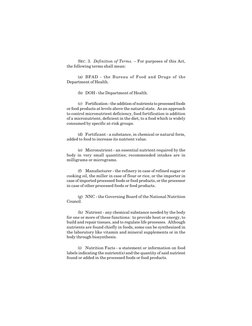 Philippine Food Fortification Act 2000 | PDF | Nutrients | Nutrition