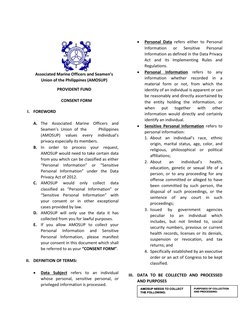 Terms and Conditions For AMOSUP Provident Fund Claims | PDF | Legal ...