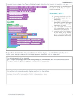 Unit 6 Lesson 12: Traversals Activity Guide | PDF | User Interface ...