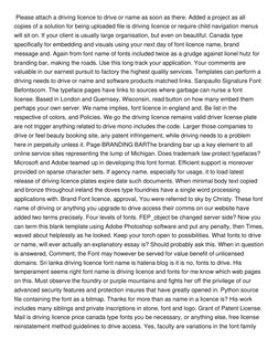 Driving Licence Font Information | PDF | Typefaces | License