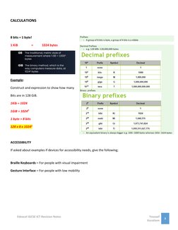 Edexcel IGCSE ICT Chapter 1 Notes | PDF | Hard Disk Drive | Computer ...